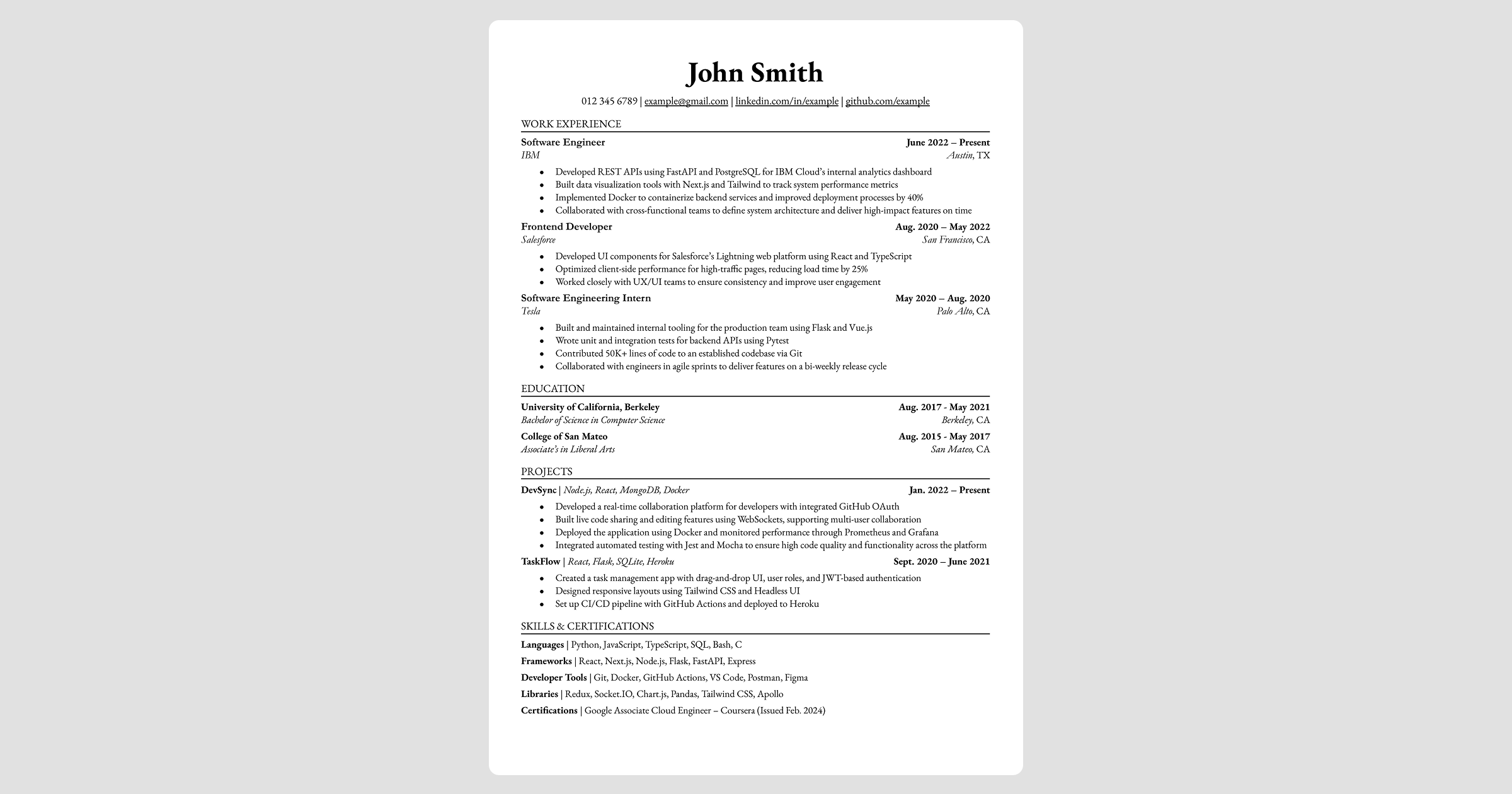 Gratis CV-mall | Microsoft Word och Google Docs CV-mall
